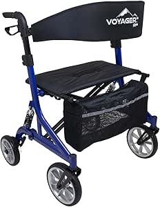 Amazon.com: ProBasics Voyager Rolling Walker Lightweight Aluminum Frame ...