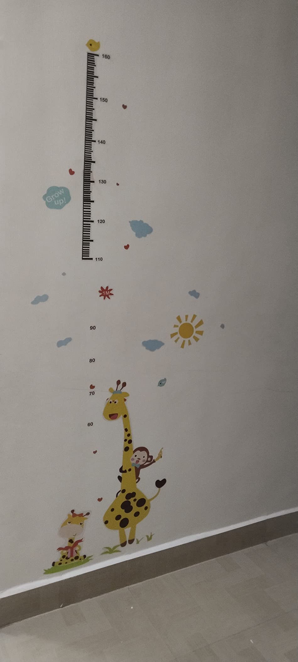 Decals Stock Animals Kids Scale Wall Stickers and Decal Size 60X88CM ...