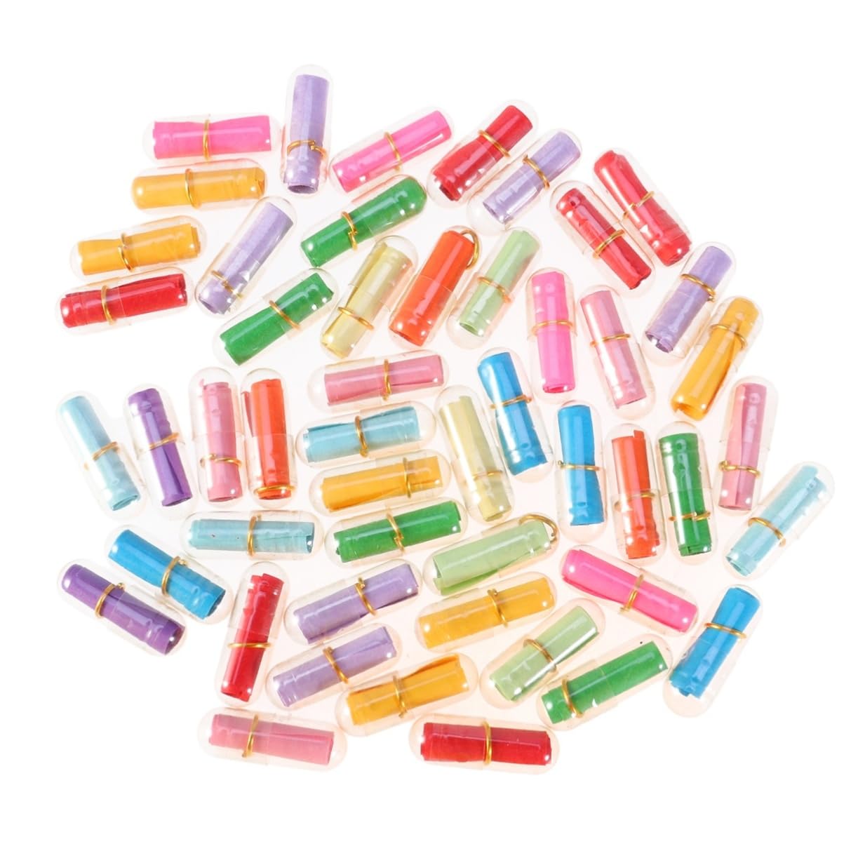 Amazon.com: ARTIBETTER 50pcs Pill Message Capsule Message in a Bottle ...