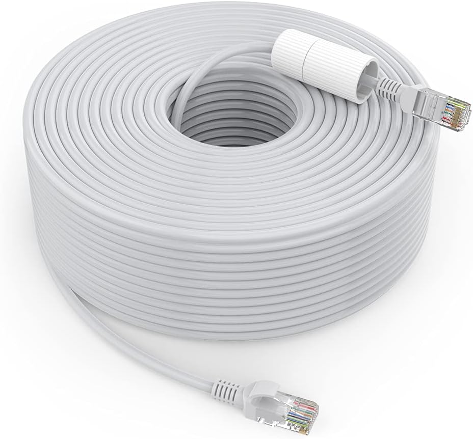 Amazon.com: ANNKE 100 FT Cat5e Internet High-Speed Network Cable, High ...