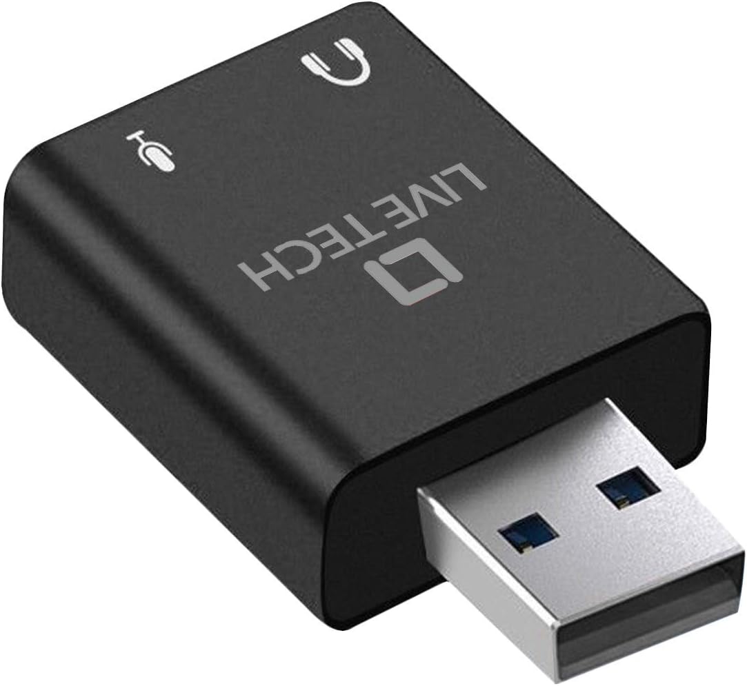 SeCro USB HUB Audio Sound Card - 3X USB 2.0 + Microphone & Audio in ...