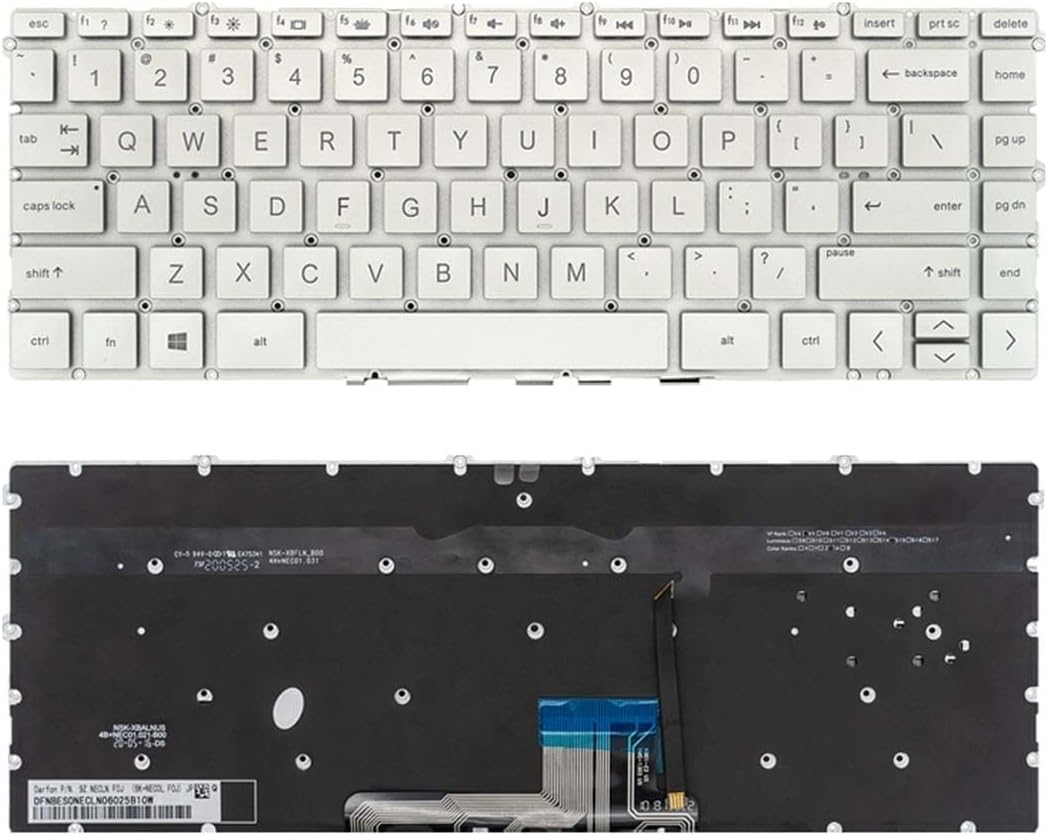 Amazon.com: Replacement Keyboard Compatible with HP Spectre X360 13-AW ...
