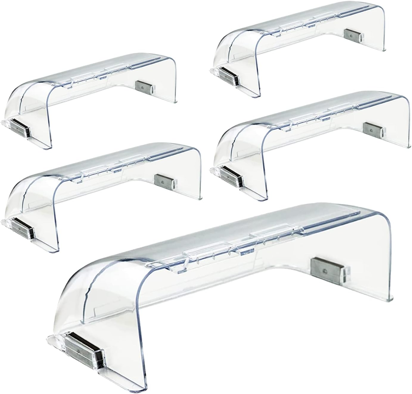 SMGSP 5 Pack Clear Adjustable Air Vent Deflector for Vents, Magnetic ...