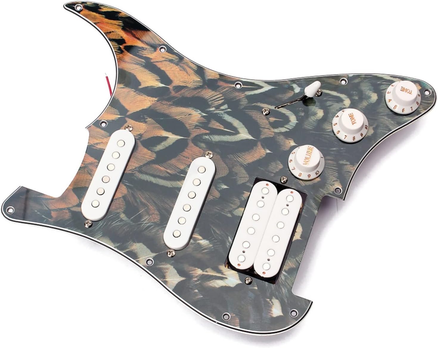 Amazon.com - Professional Guitar Pre-Wired Loaded SSH Pickguard Scratch ...