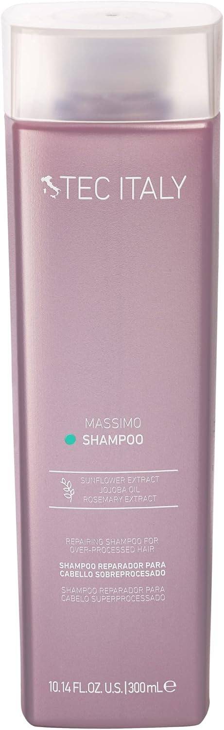 TEC ITALY - Massimo Shampoo 300 ml, Shampoo para Cabello, Limpia y ...