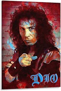 DAFLER Print On Canvas American Hip-hop Rapper Ronnie J-ames Dio Poster ...