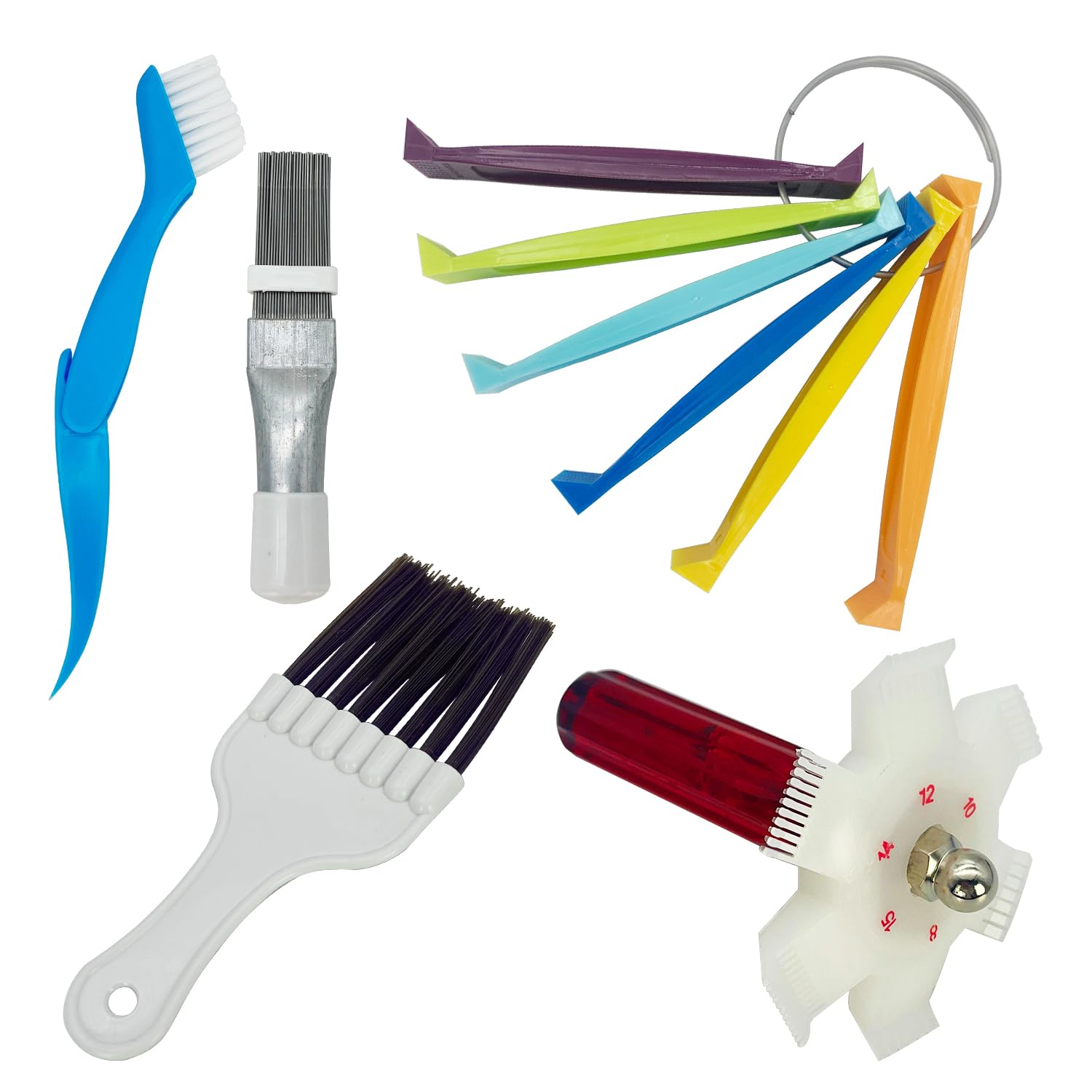 Snapklik.com : Z Air Conditioner Cleaning Tool Kit - 3 Fin Repair Combs ...
