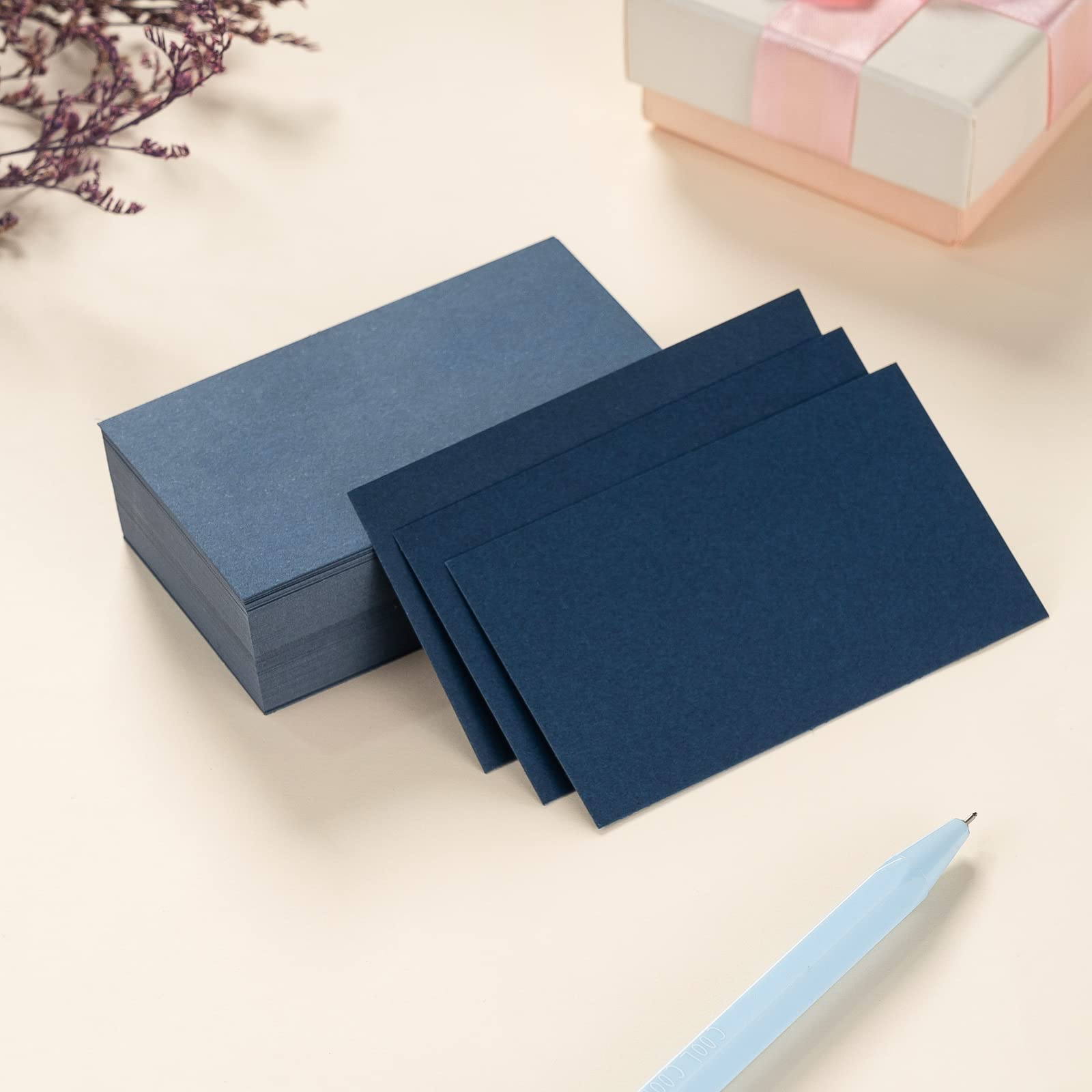 Snapklik.com : 100 Pack Thick Paper Cardstock Blank Heavy Cards Stock ...