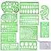 Amazon.com: QincLing 11 Pieces Geometric Drawings Templates Stencils ...