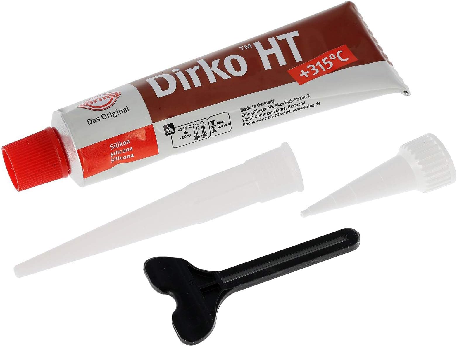 elring Dirko-HT Sealant 70 ml Tube, red : Amazon.co.uk: Automotive