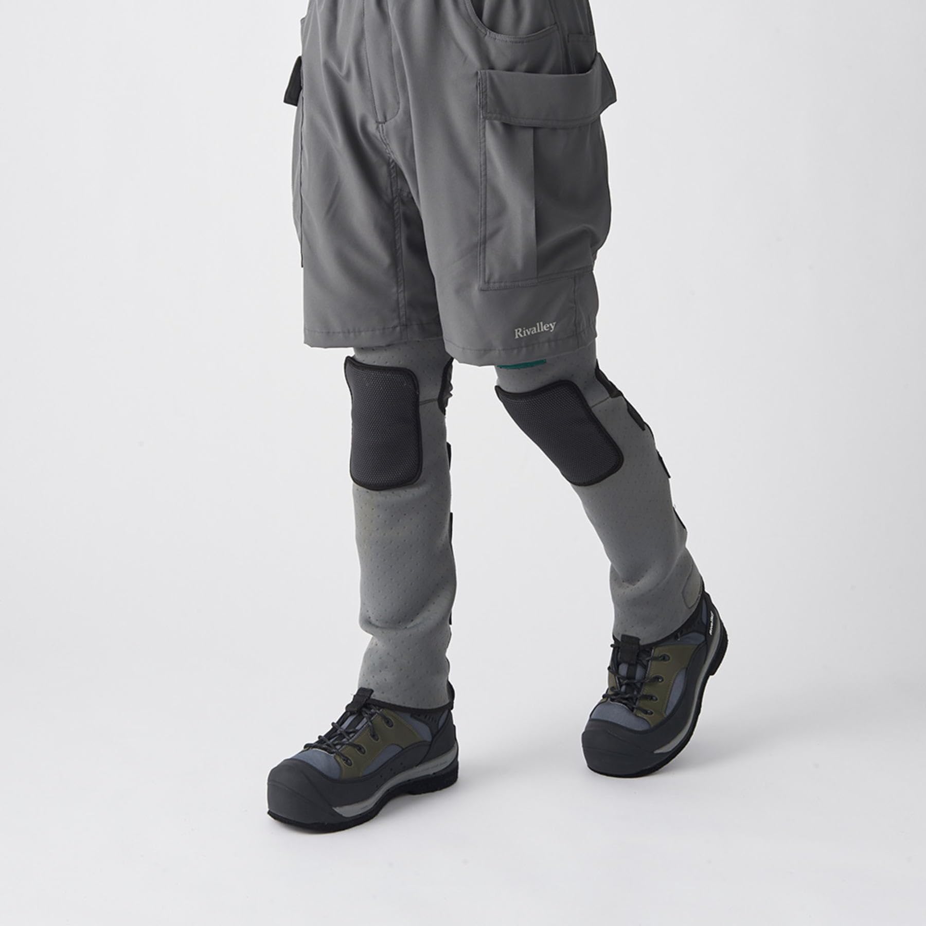 リバレイ  RV ソックスゲーターSPファブリック  LL  グレー Amazon | リバレイ (Rivalley) RV ソックスゲーターSPファブリック LL