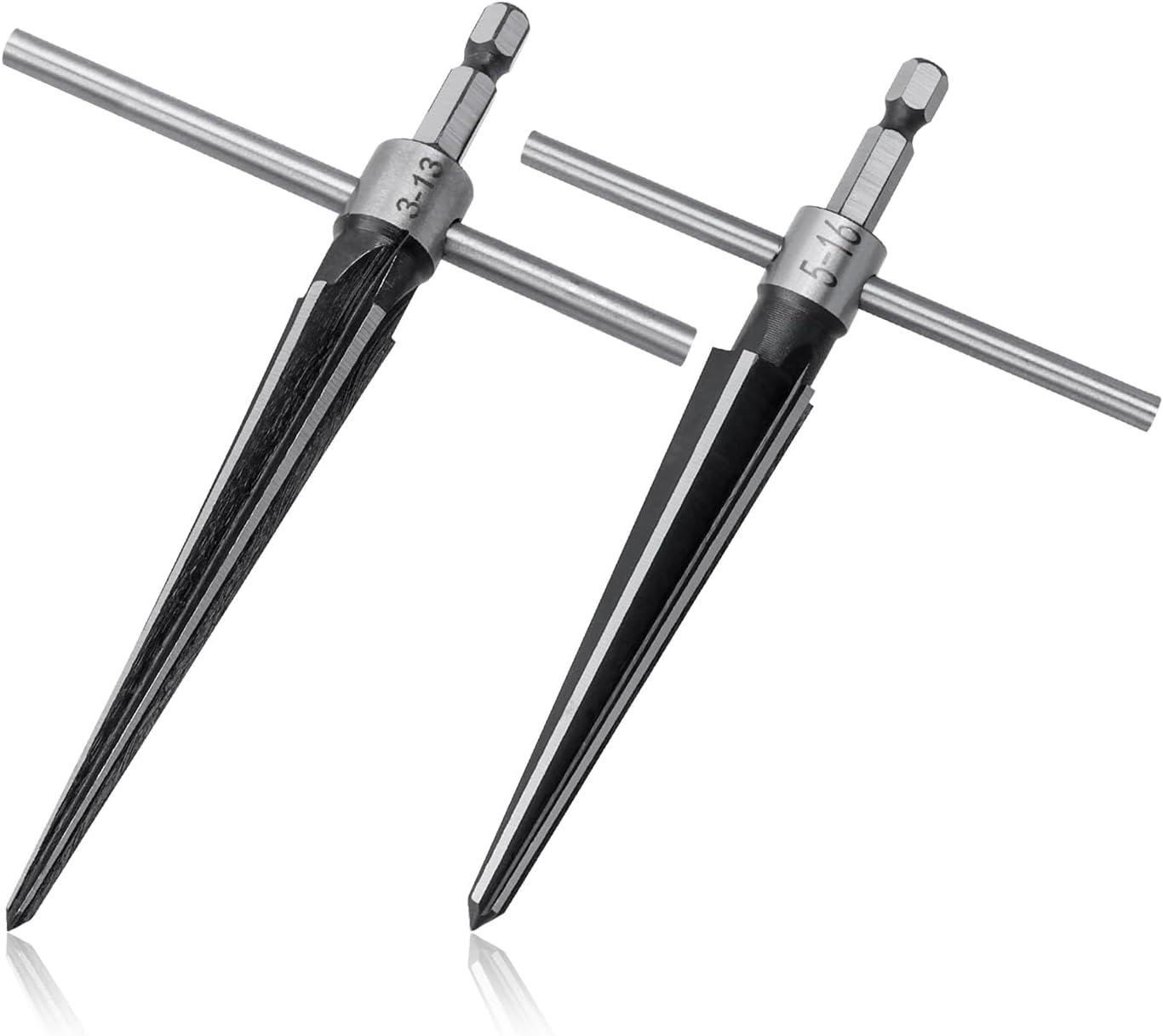 Set of 7 Adjustable Hand Reamer Set HV -H3 (1/4" - 15/32") in Wooden ...