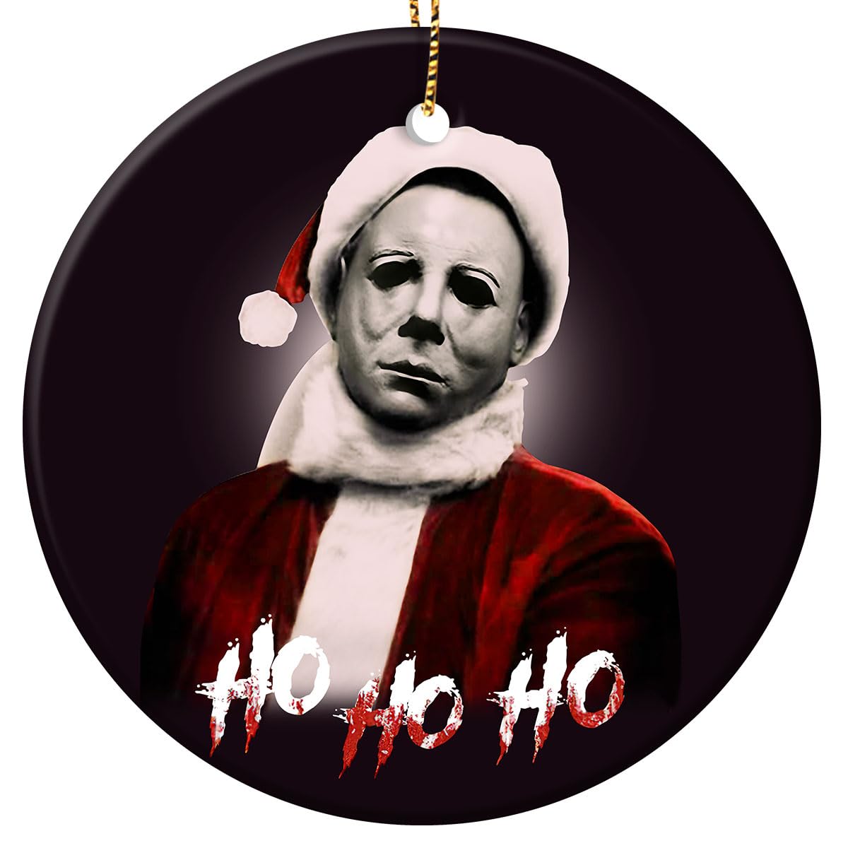 Amazon.com: 365RUSTIC 2 Side Printed Ho-Ho-Ho Horror Christmas ...