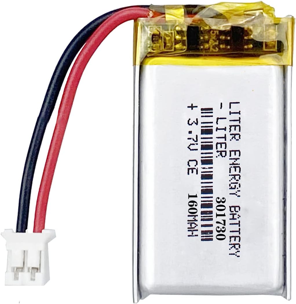 Amazon.com: Liter 3.7V 150mAh 402025 Lipo Battery Rechargeable Lithium ...
