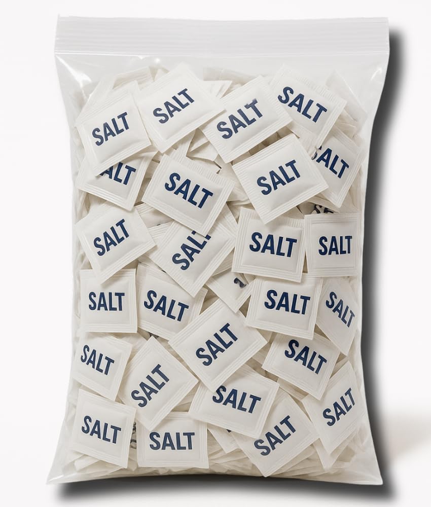 Amazon.com : Individual Salt Packets by Salty Ernie, Iodized Table Salt ...