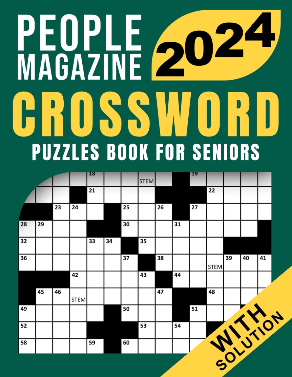 2024 People Magazine Crossword Puzzles Book For Seniors With Solution ...