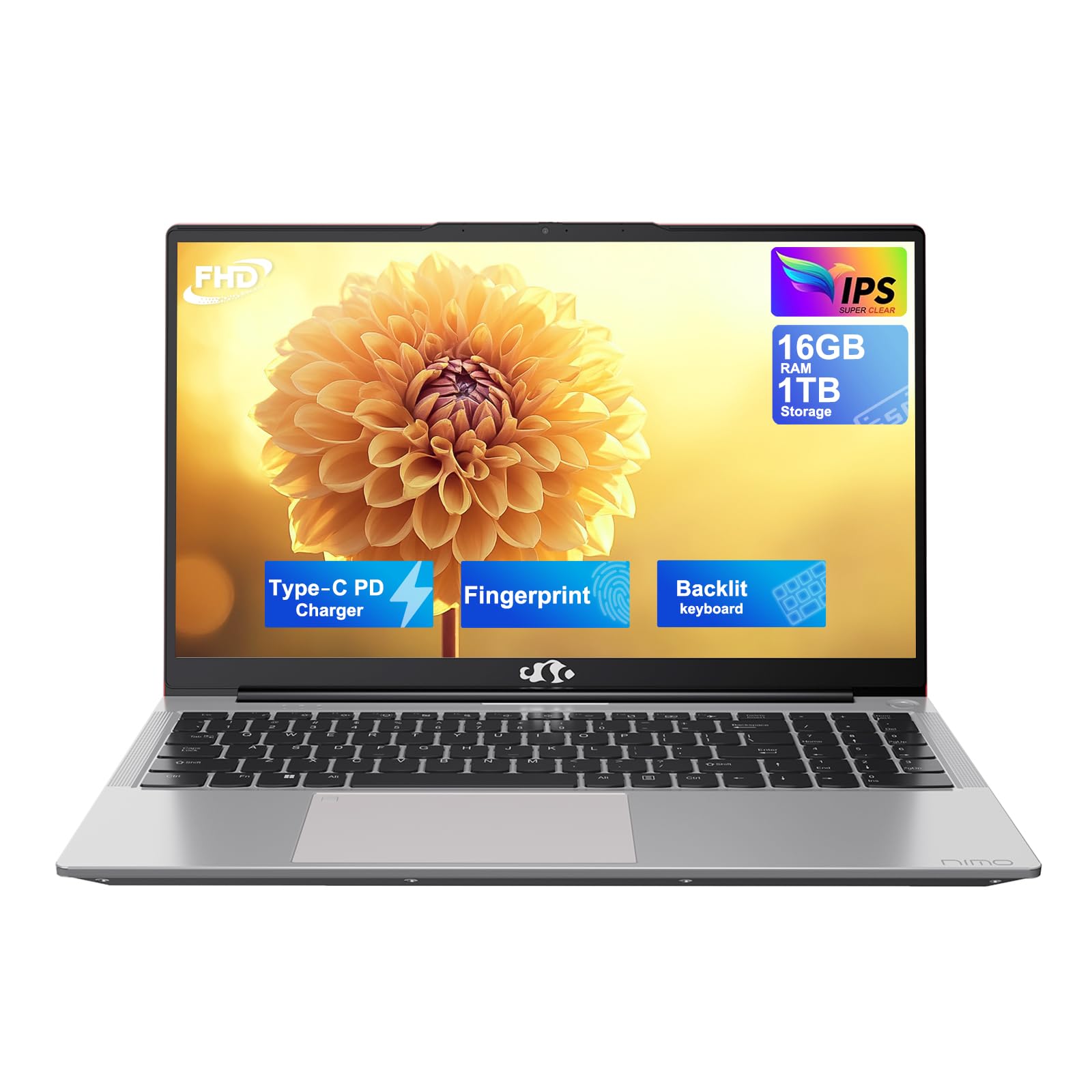 Snapklik.com : NIMO 15.6 FHD IPS Student-Laptop Computer