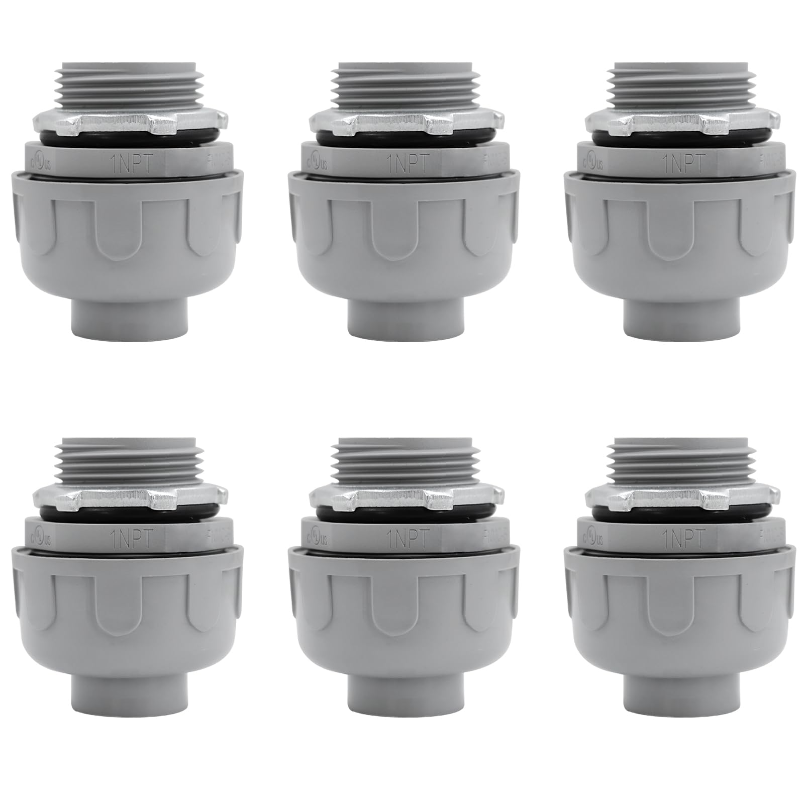 Snapklik.com : Wocloer 1 Inch Liquid Tight Connector PVC Flexible ...