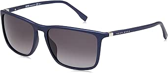 Amazon.com: Hugo Boss BOSS 0665/S V5QHD (Matt Blue with Black Gradient ...