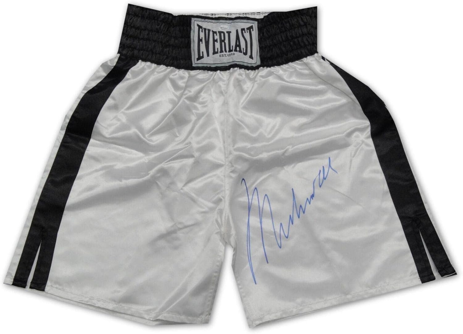 Muhammad Ali Hand Signed Autographed Everlast Boxing Trunks Huge Sig ...