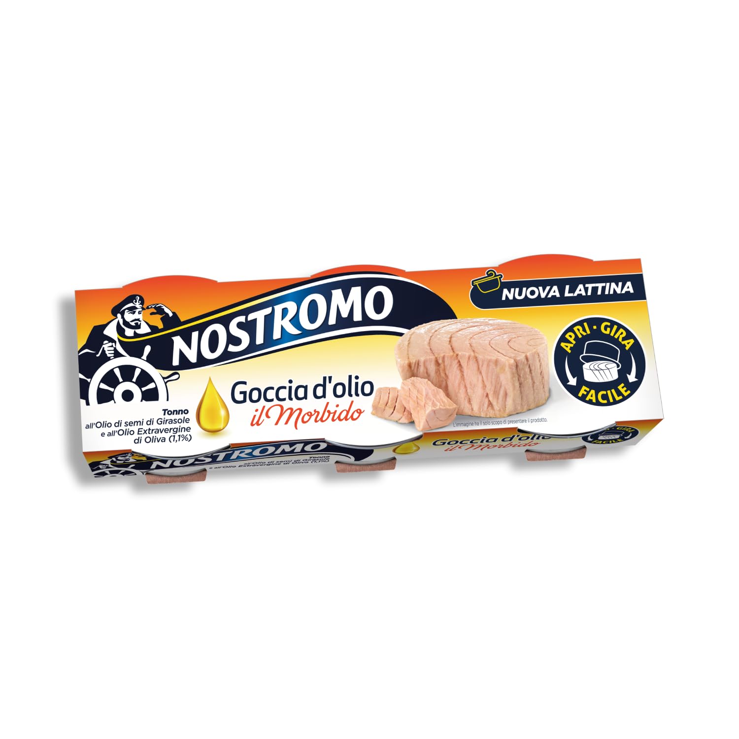Nostromo - Tonno Apri Gira Facile il Morbido, 3 lattine da 65gr. All ...