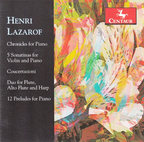 Henri Lazarof, Garrick Ohlsson, Christiane Edinger, Klaus Hellwig ...
