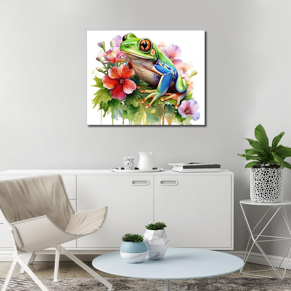 Linda Pintura De Rana