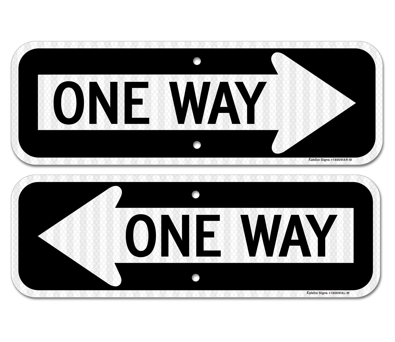 5 Best Arrow Traffic Signs | Pre-Drilled Holes Save Mounting Time