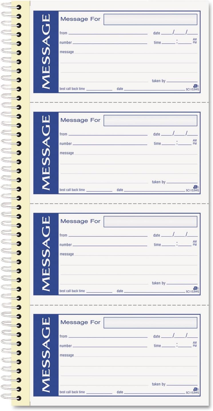 Amazon.com : Adams SC1153WS Write 'n Stick Phone Message Pad, 2 3/4 x 4 ...