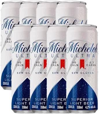 Cerveja Light Michelob Ultra 350ml contendo 8 latas | Amazon.com.br