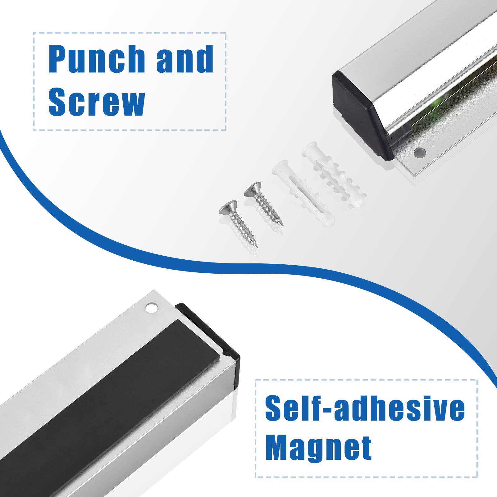 Snapklik.com : Ticket Rack Magnetic Restaurant Order Holder Slide Check ...