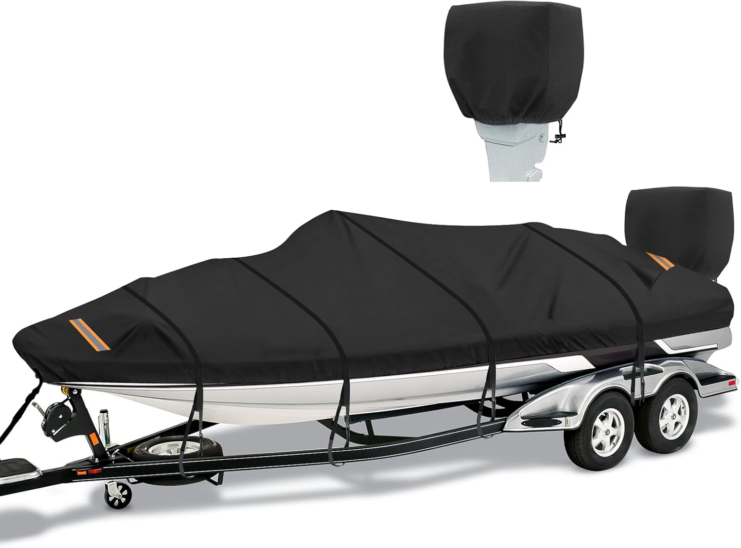 Amazon.com: Boat Cover 14-16ft 900D Waterproof Boat Covers with Motor ...