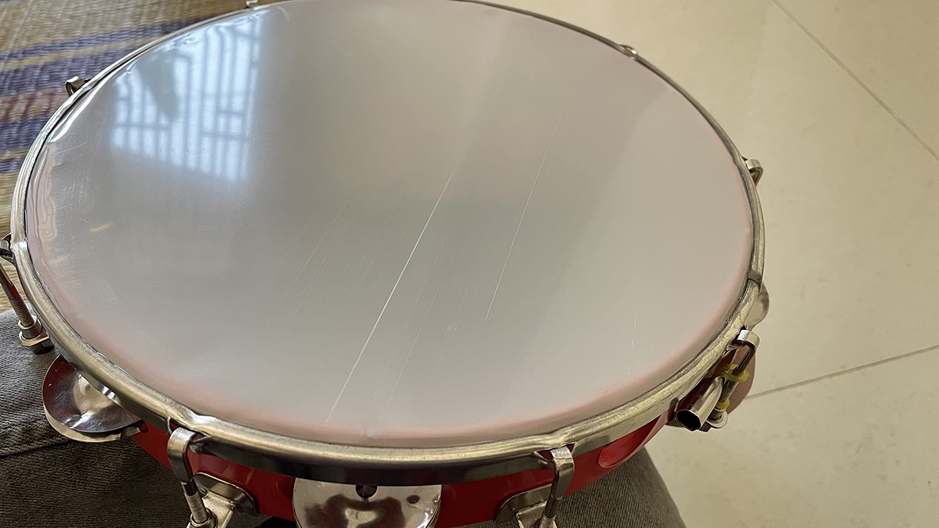 AONA Bakelite Tambourine Hand Percussion Musical Instrument : Amazon.in ...