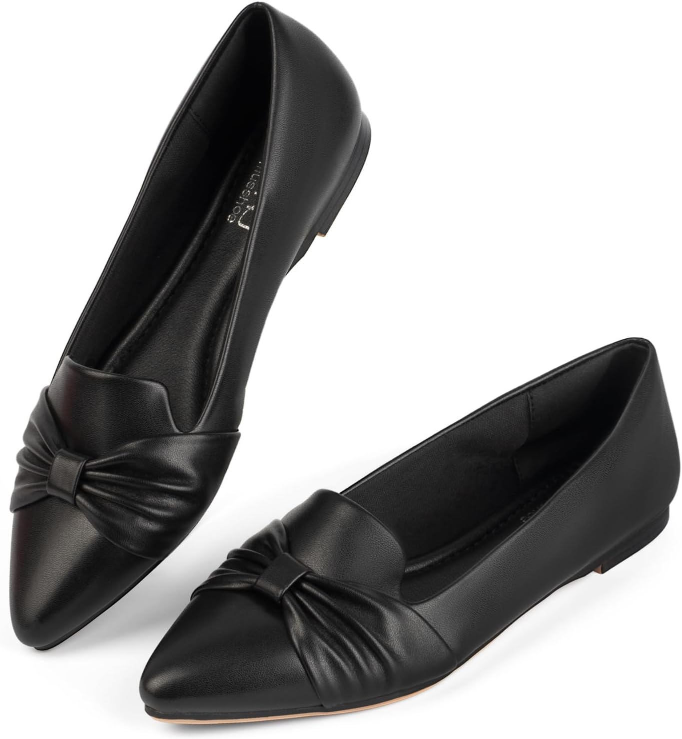 Amazon.com | MUSSHOE Flat Shoes Women Comfortable Slip on Women's Flats ...