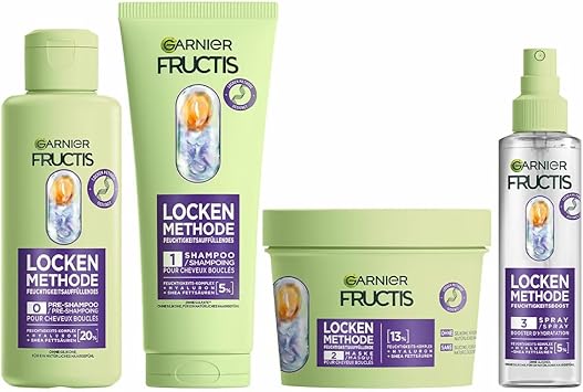Garnier Set idratante per la cura dei capelli per tutti i ricci, ripara ...