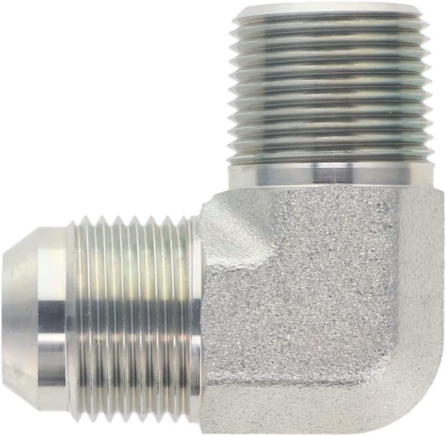 Amazon.com: HYDRAULICS DIRECT | 2501-06-06 90° Elbow 3/8" Male JIC x 3/8" NPTF Male | Hydraulic ...