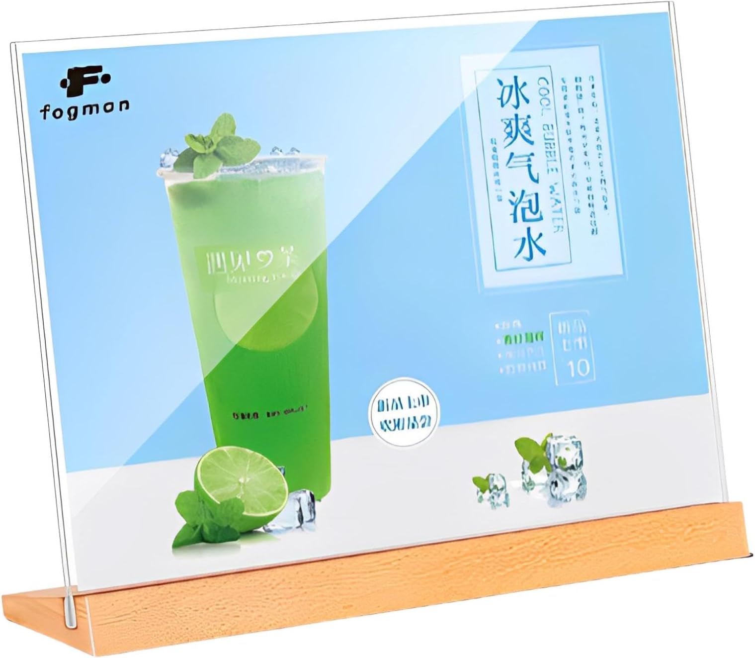 Amazon | Haloy サインホルダー フォトフレーム L型 プラスチック サインスタンド POPスタンド レストラン メニューホルダー ...