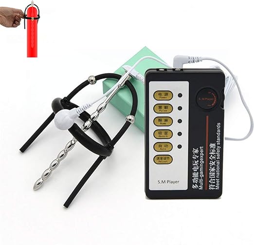 JPGeil Electro Shock Stimulator Set 120mm Lang Edelstahl Harnröhren ...