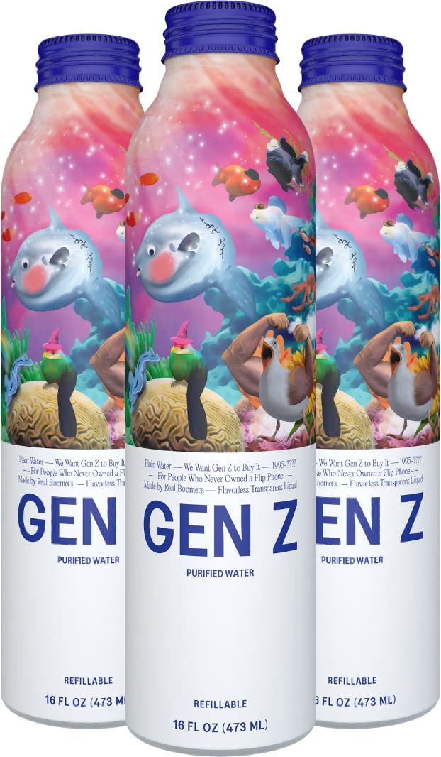 Buy GEN Z Water - Flavorless Transparent Liquid (Purified Still Water ...
