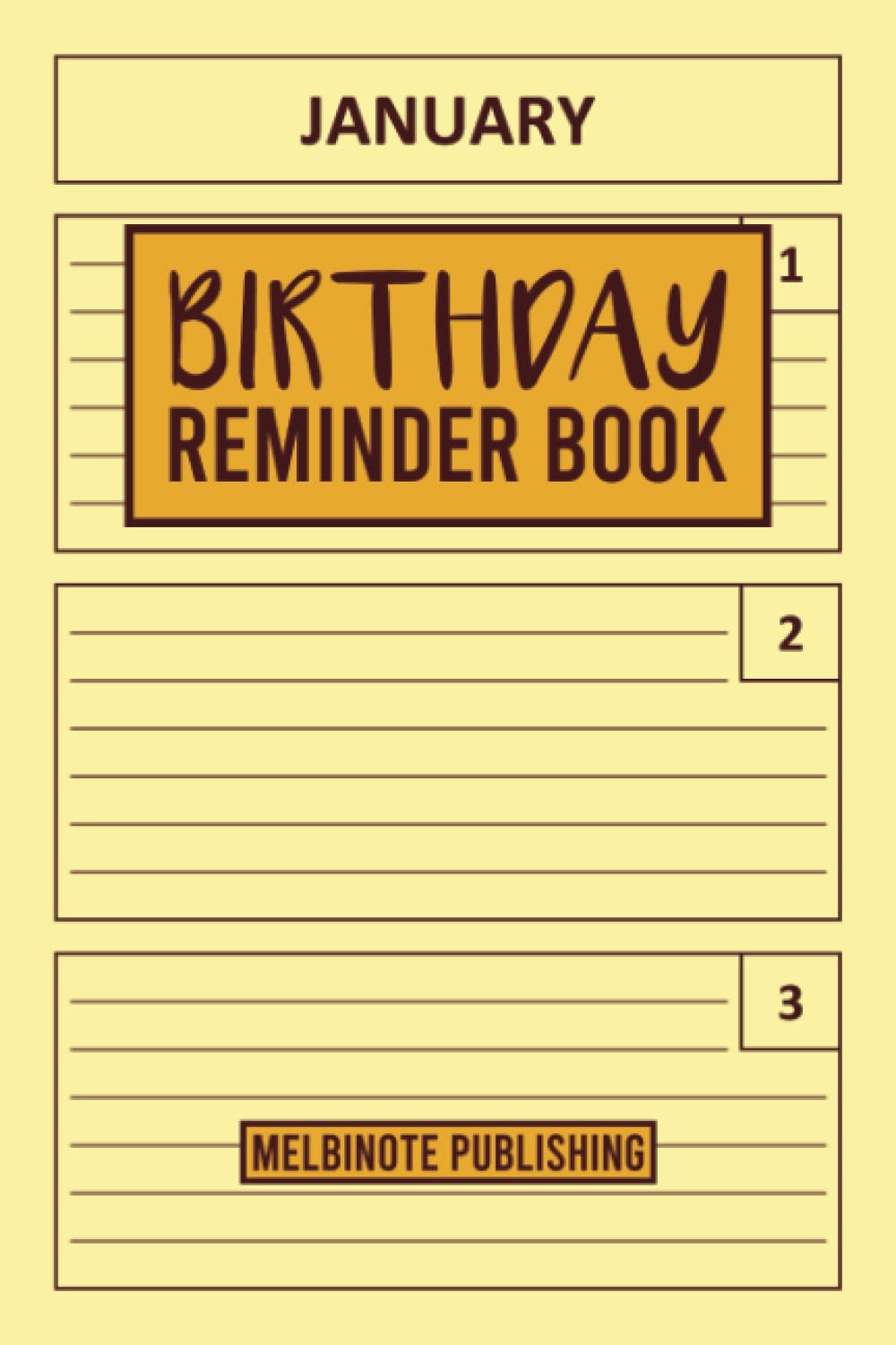 Amazon.com: Birthday Reminder Book: A Birthday Reminder Notebook by ...