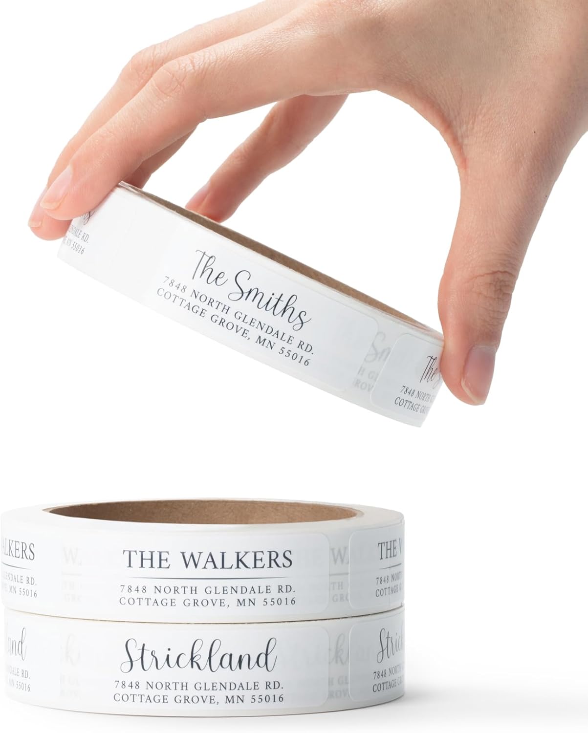 Amazon.com : Return Address Labels Roll, Personalized Address Label ...