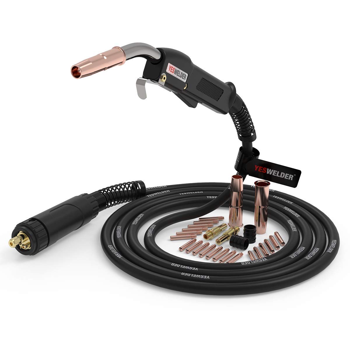 Buy YESWELDER 15ft 250A MIG Welding Euro connection Replacement for ...