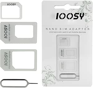 Noosy 3 in 1 (Nano-Sim on micro SIM card + Micro SIM card on standard ...