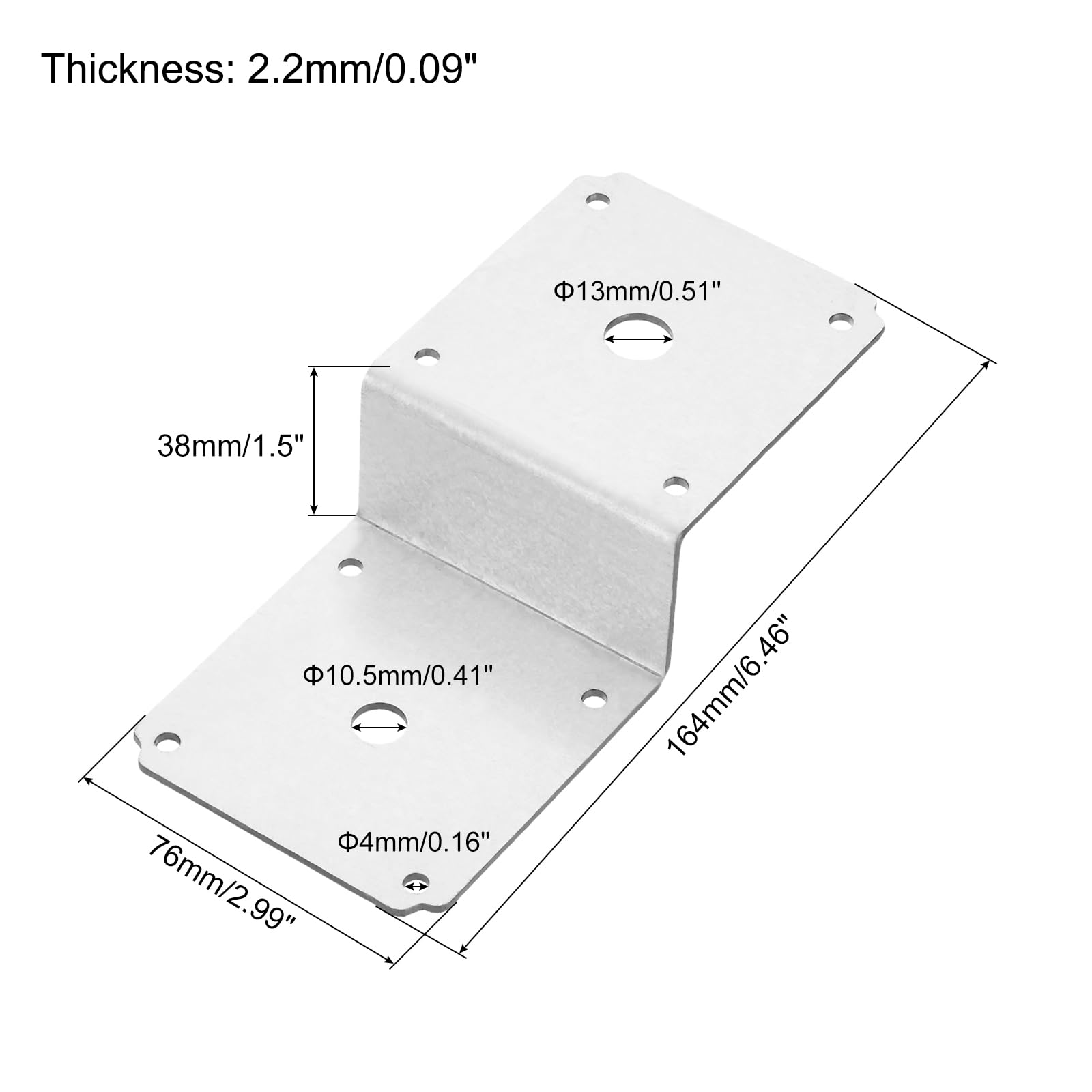 Aluminum Boat Corner Brackets