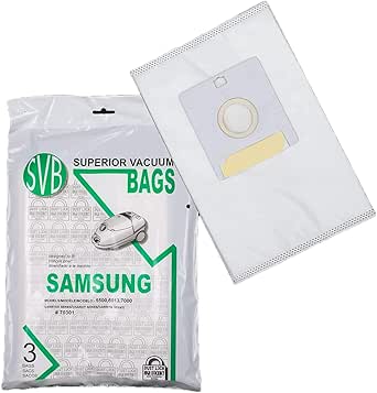 SVB Dustlock Vacuum Multi-ply Bags for Samsung 5500 6013 7000 Canister ...