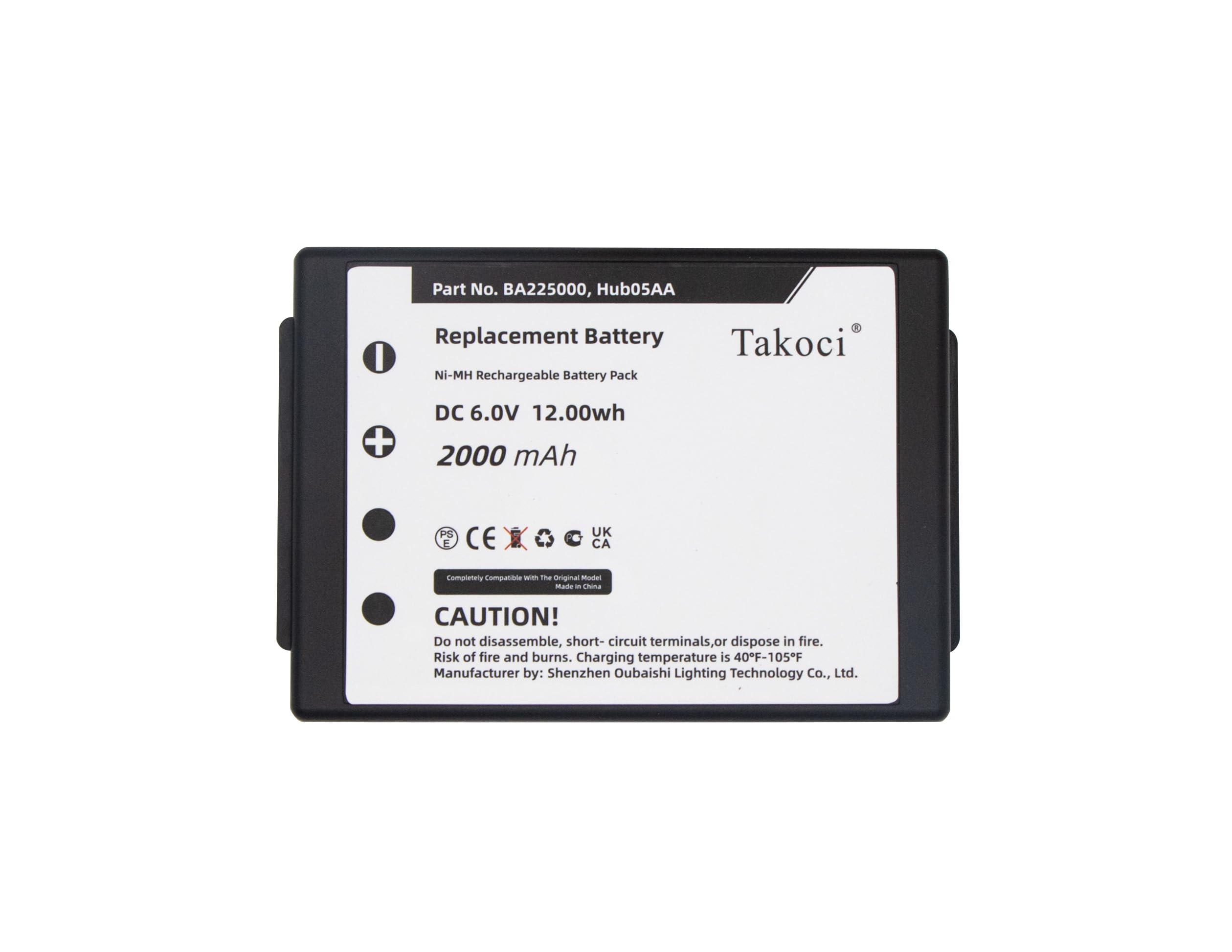 Amazon.com: TAKOCI Replacement Battery for HBC Radiomatic Eco, Linus 6 ...