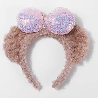 Amazon.com: 3D Mouse Ears Headband, Brown Mouse Ears With Pink Bow ...