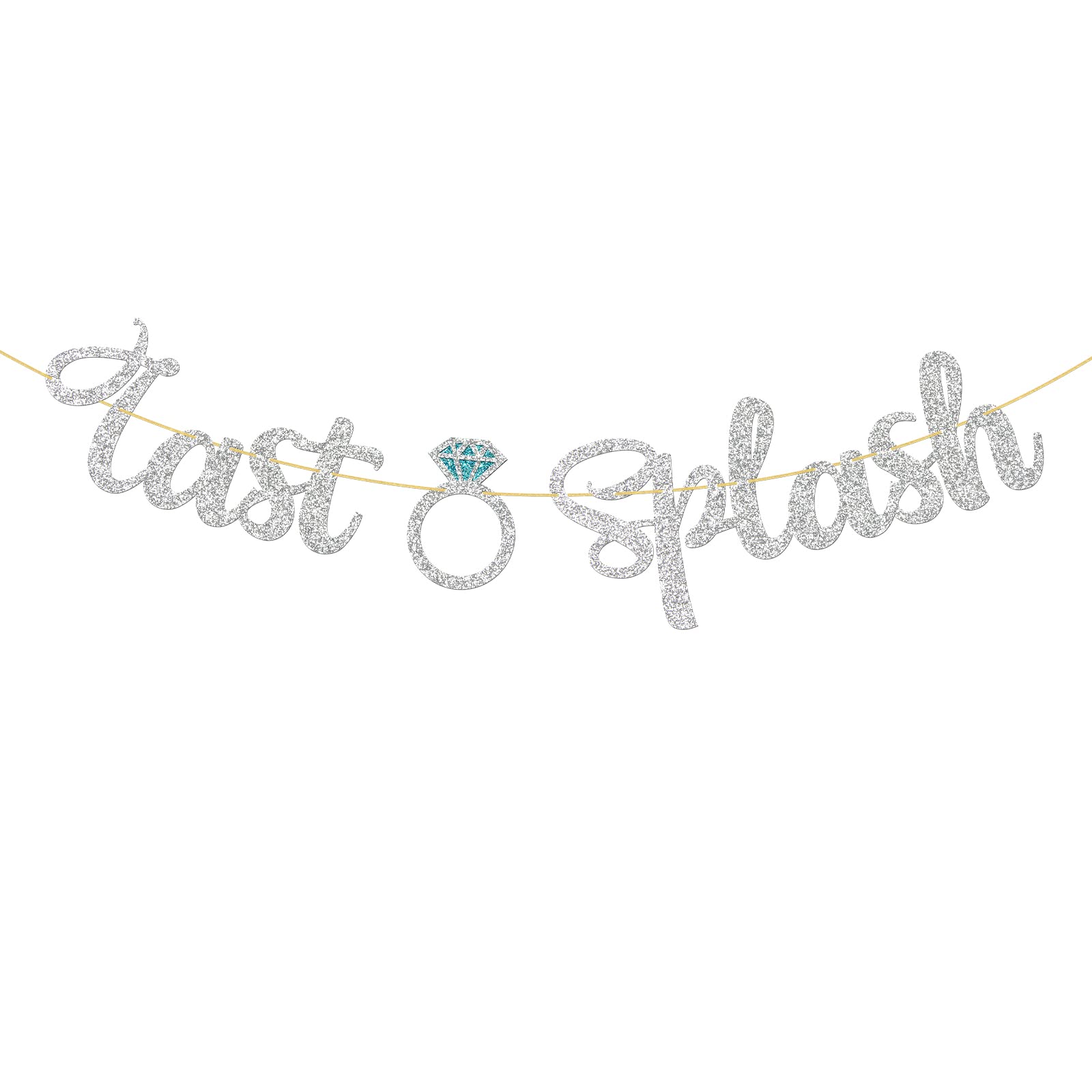 Amazon.com: Last Splash Banner, Bride Shower Party Supplies, Engagement ...