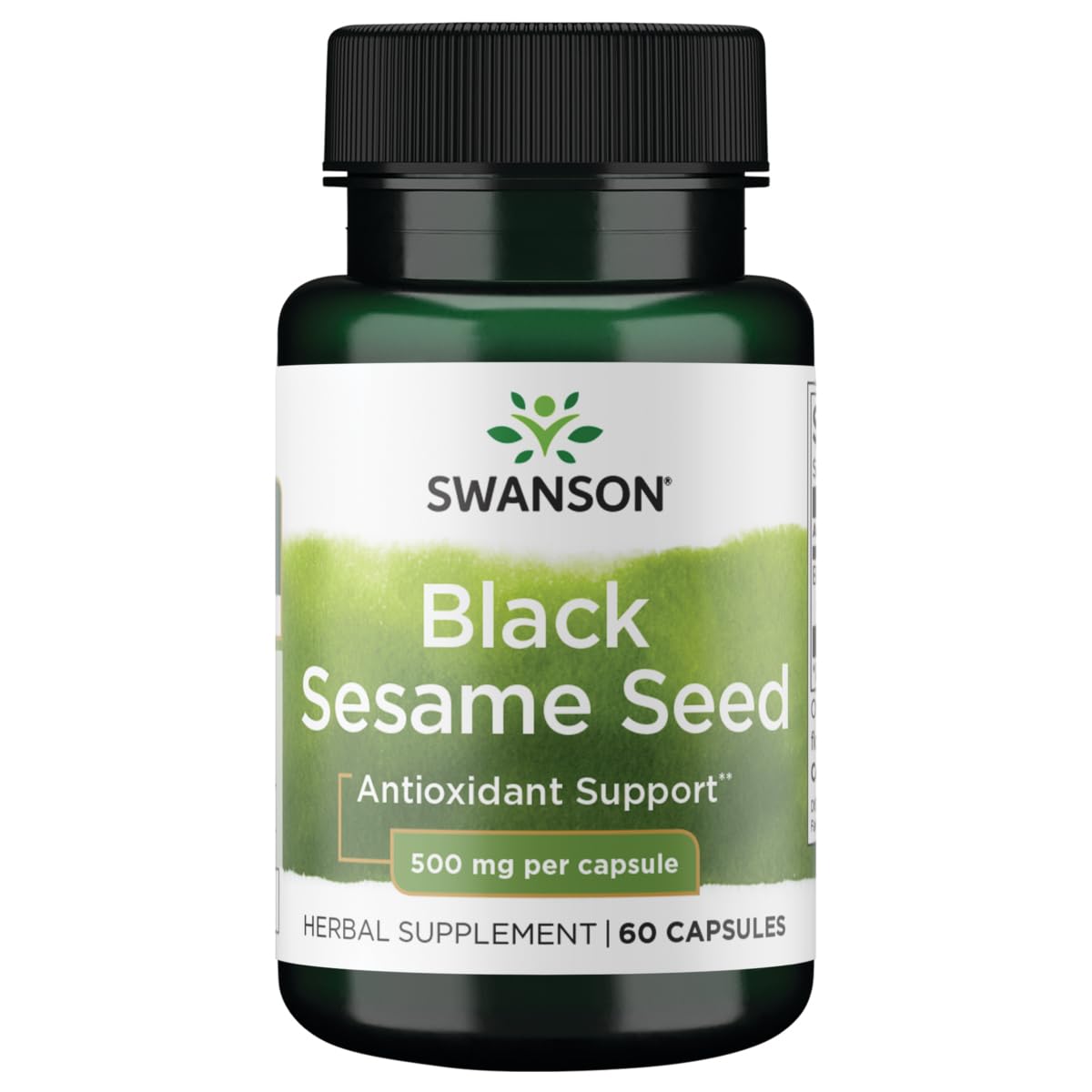 Snapklik.com : Full Spectrum Black Sesame Seed 500 Milligrams 60 Capsules