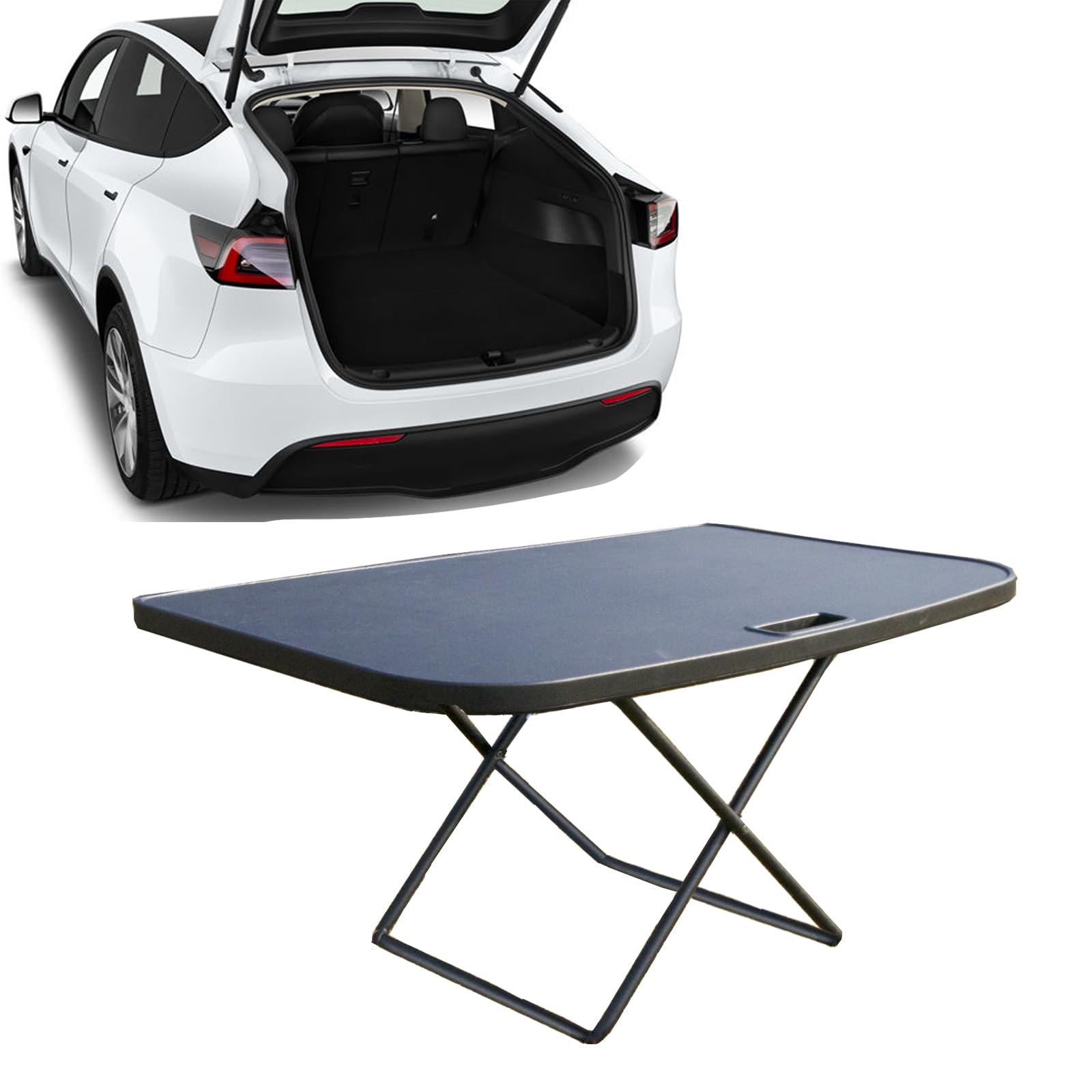 Foldable Camping Table for Model Y, Folding Camping Tray for Tesla ...